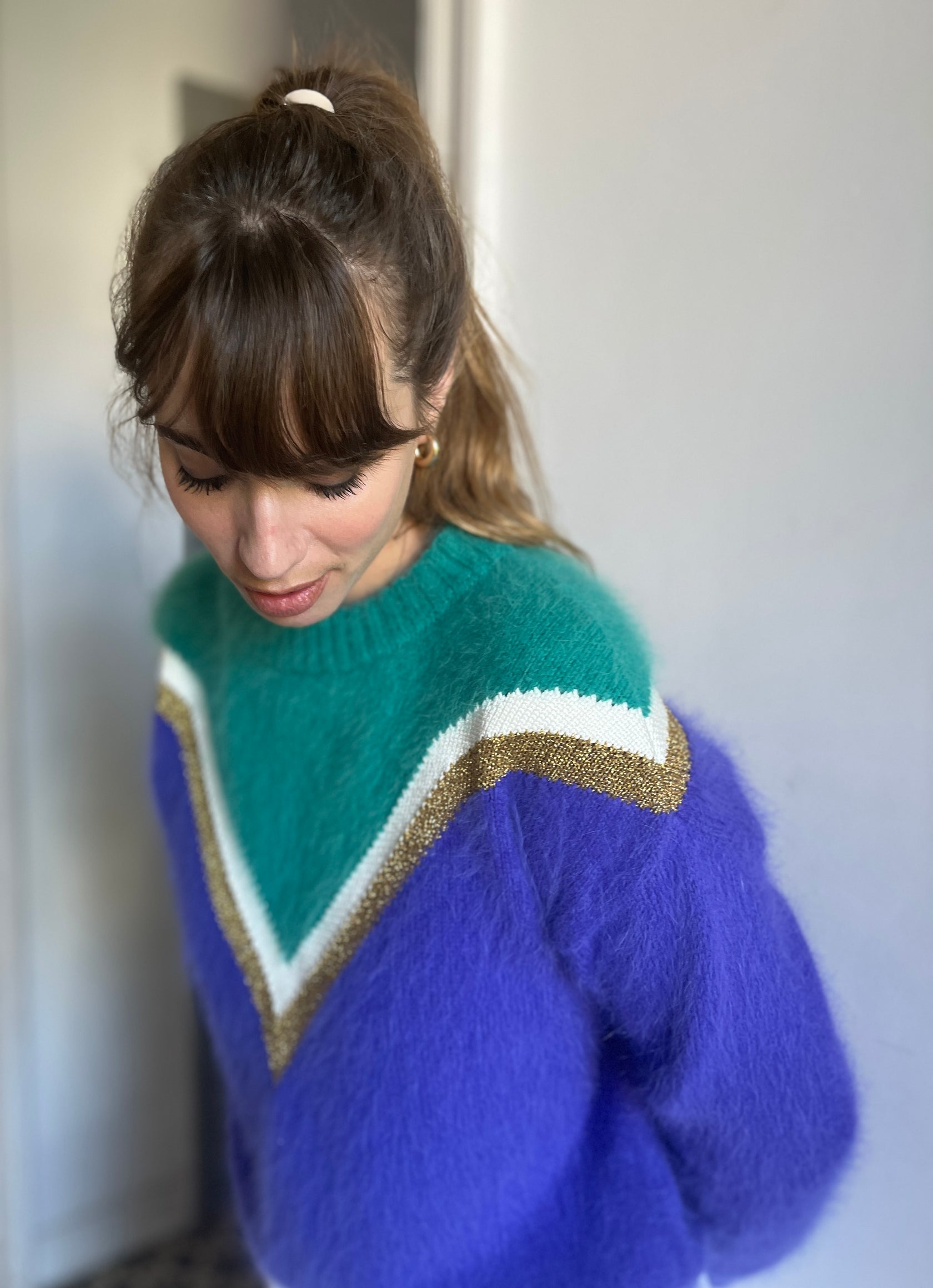 Pull Angora français pour Femme à tricoter : Celeste – Anny Blatt