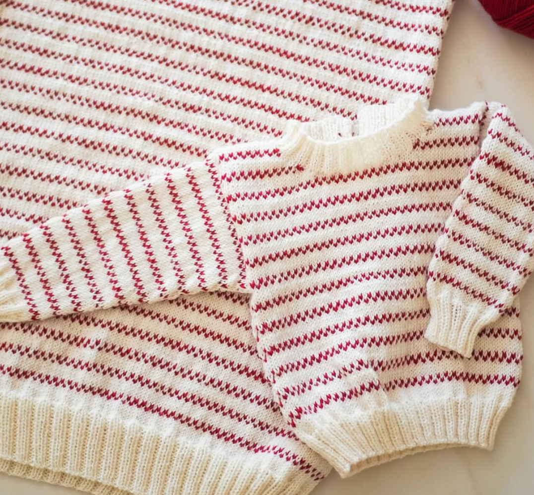 Modèle Layette : Pull bébé Frances à tricoter en Mérinos – Anny Blatt